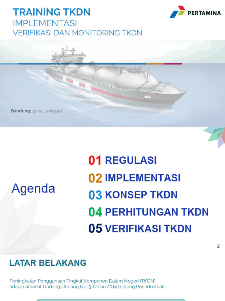 Training TKDN - Pertamina (BDG) Jun 2024 | PDF