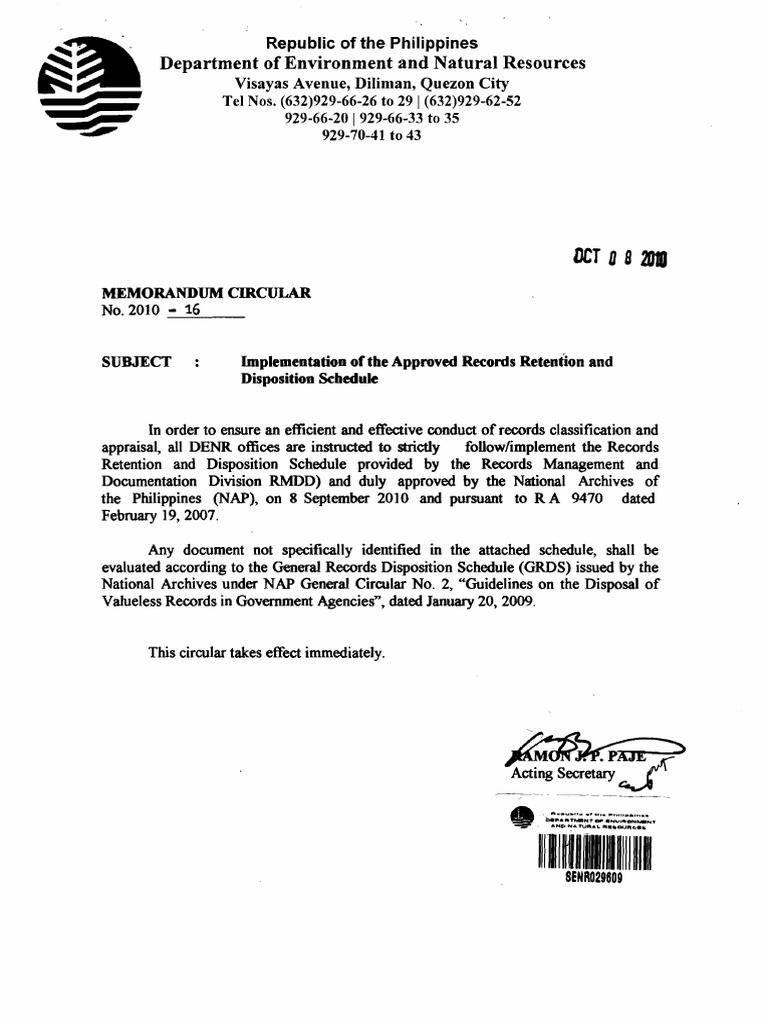 DMC 2010 16 | PDF | Records Management | Government