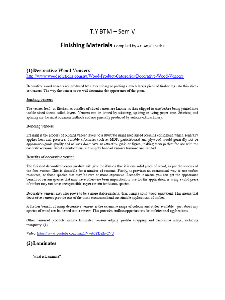 Finishing Materials 1 | PDF | Sheet Metal | Poly(Methyl Methacrylate)