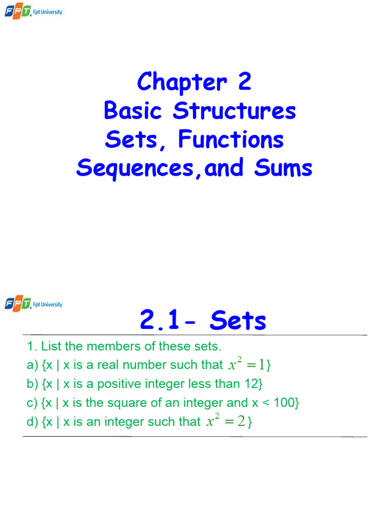 02-Basic Structures (EX) | PDF | Discrete Mathematics | Combinatorics