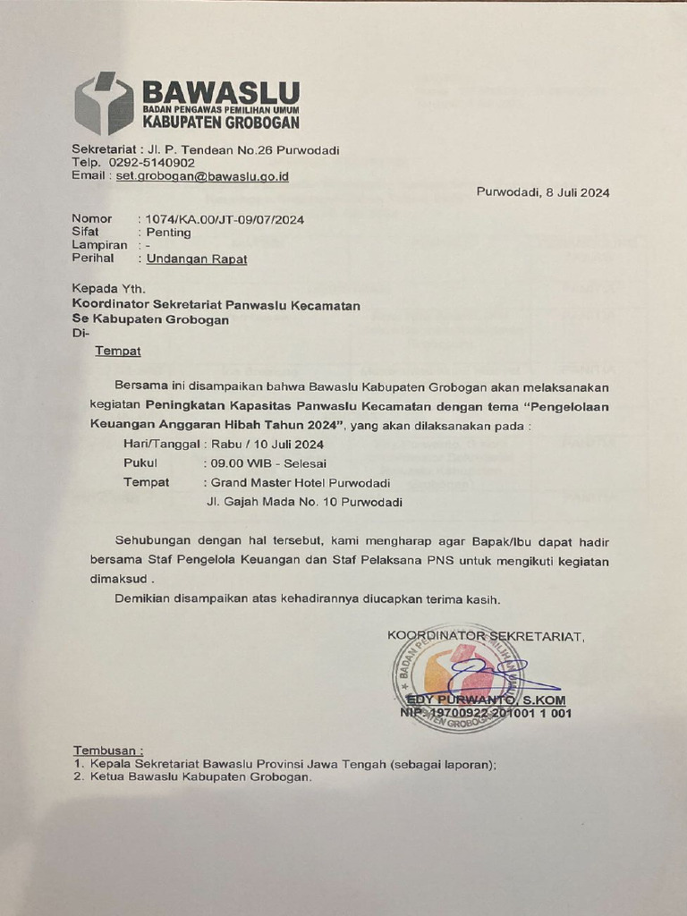 Undangan Tgl 10 Juli 2024 Pdf