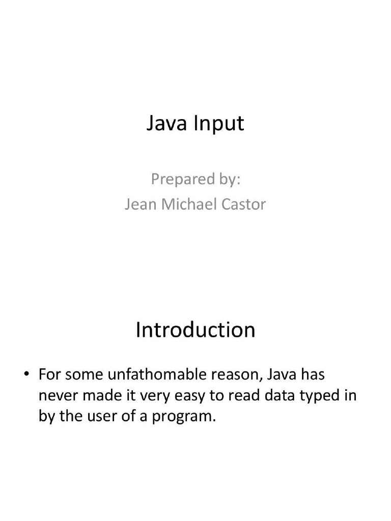 Java Lesson 9.3-input | PDF