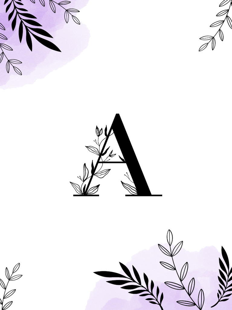 Folha A4 Aquarela Com Flores Rosa | PDF