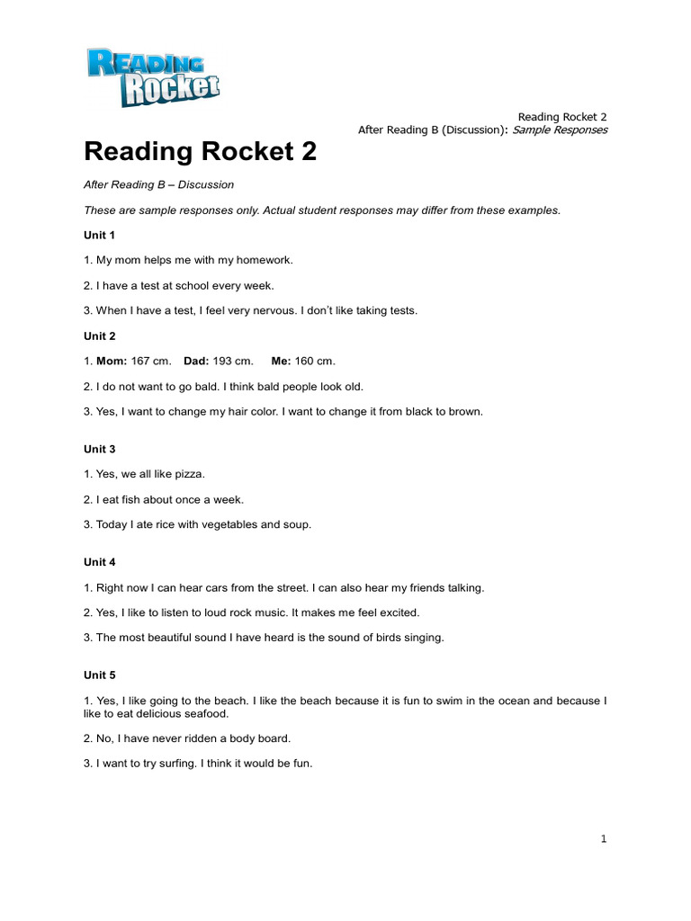 Reading Rocket 2 | PDF