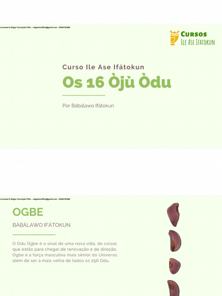JOGANDO COM OS 16 ODU Axe | PDF
