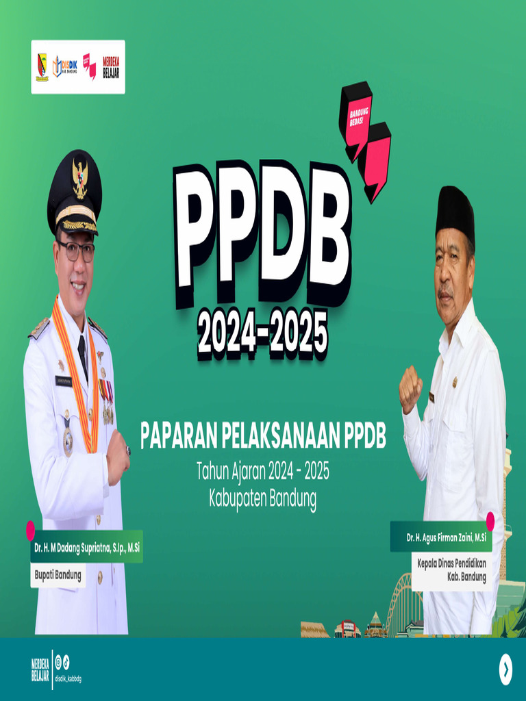 PAPARAN PPDB KAB. BANDUNG Ta 2024 2025 | PDF