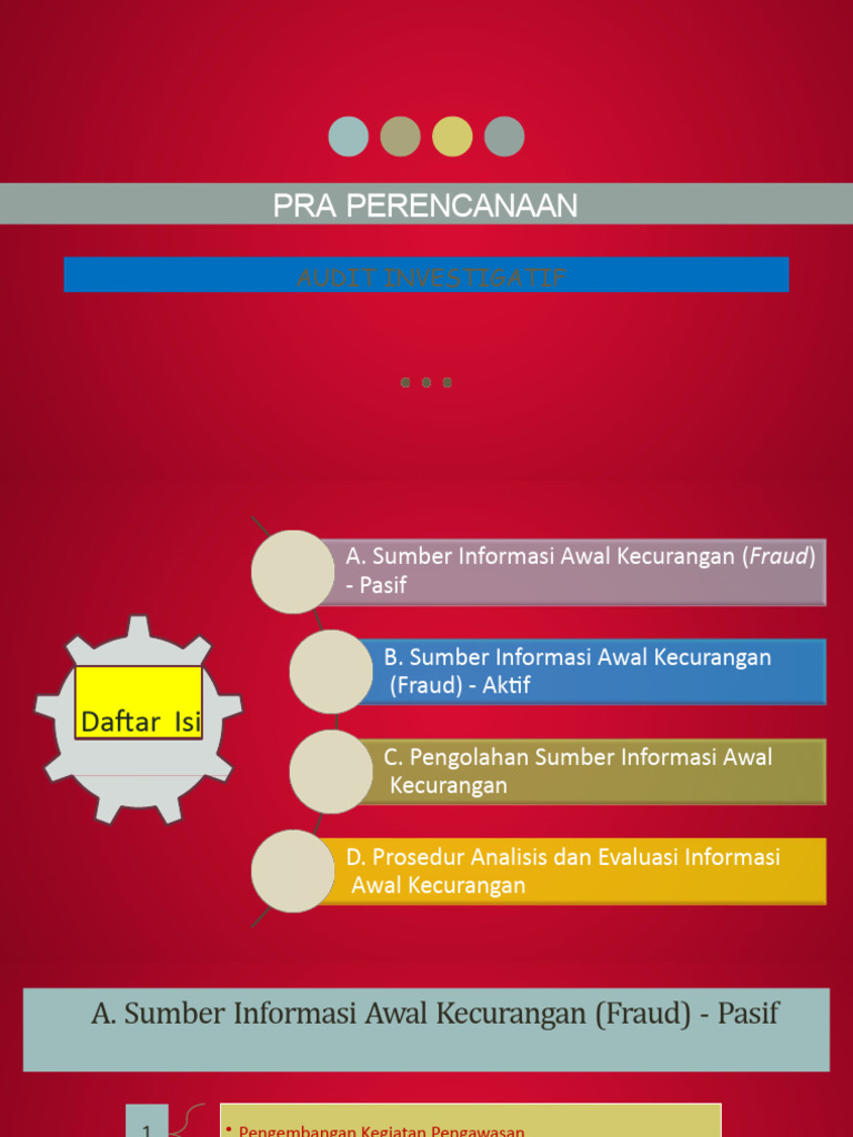 Audit Investigatif: Sumber dan Prosedur | PDF