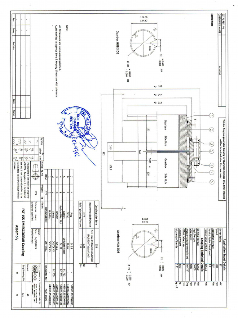 Coupling F155-CPD | PDF