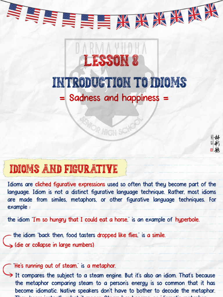 Understanding Idioms: Sadness & Happiness | PDF | Idiom | Metaphor