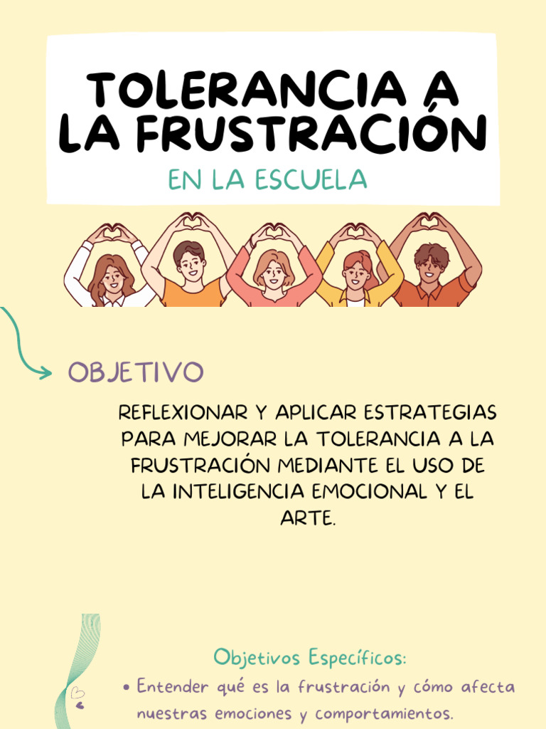 Presentación Sobre Taller Tolerancia A La Frustración | PDF