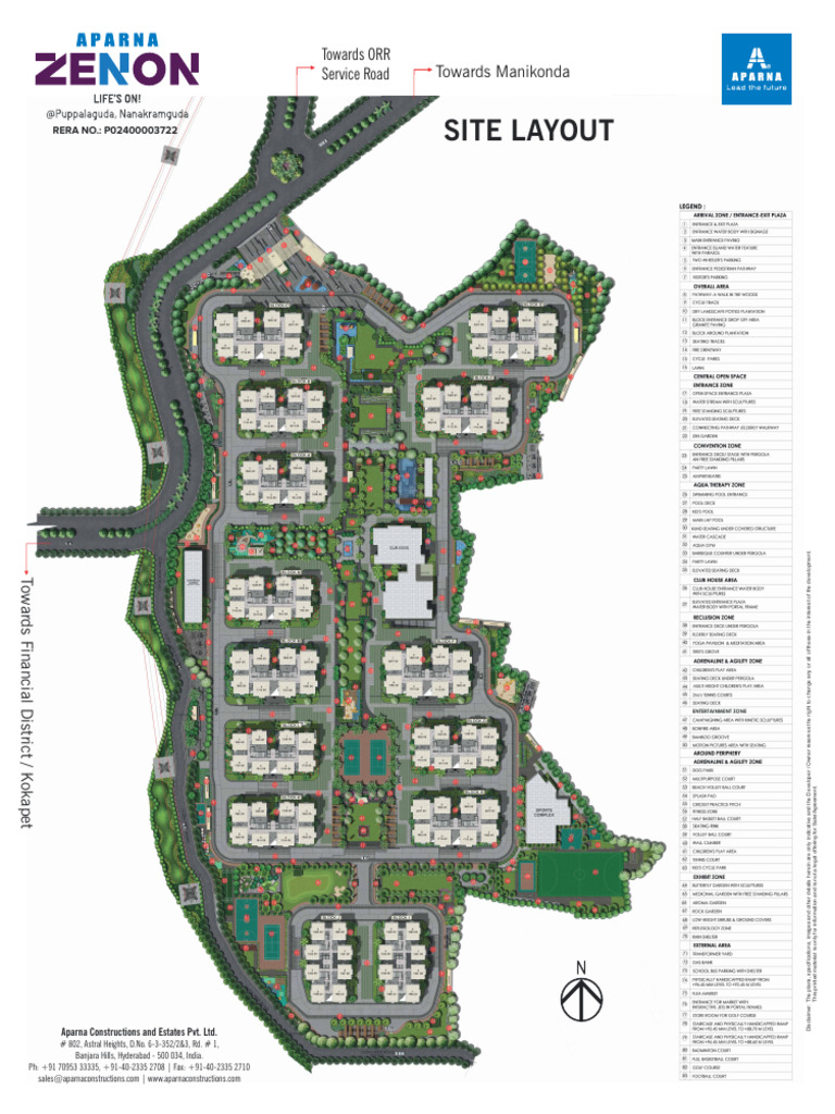Aparna Construction Site Layout | PDF