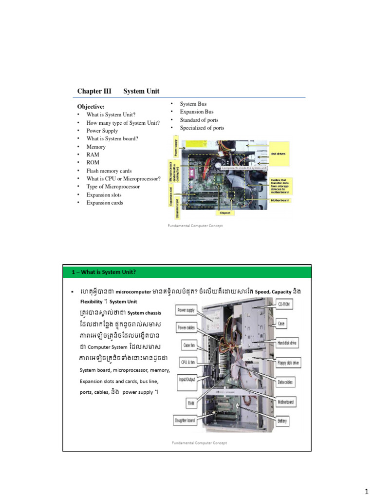 Chapter 3 System Unit | PDF