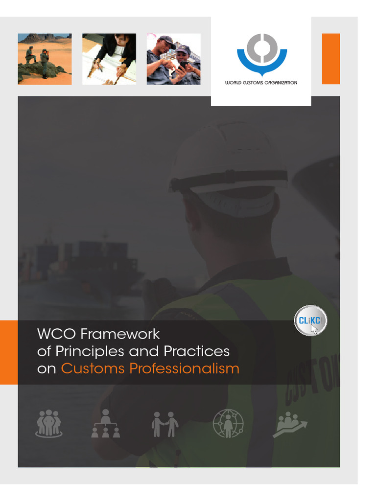 WCO Framework of Principles and Practices On Customs Proffesionalism ...