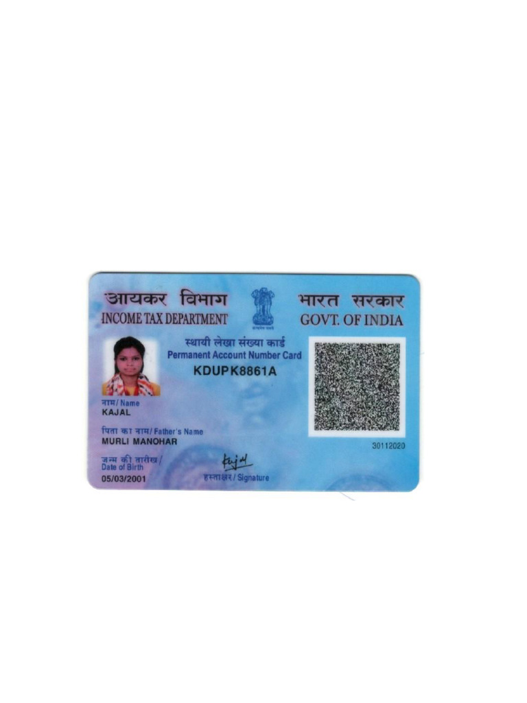 My Pan Card | PDF