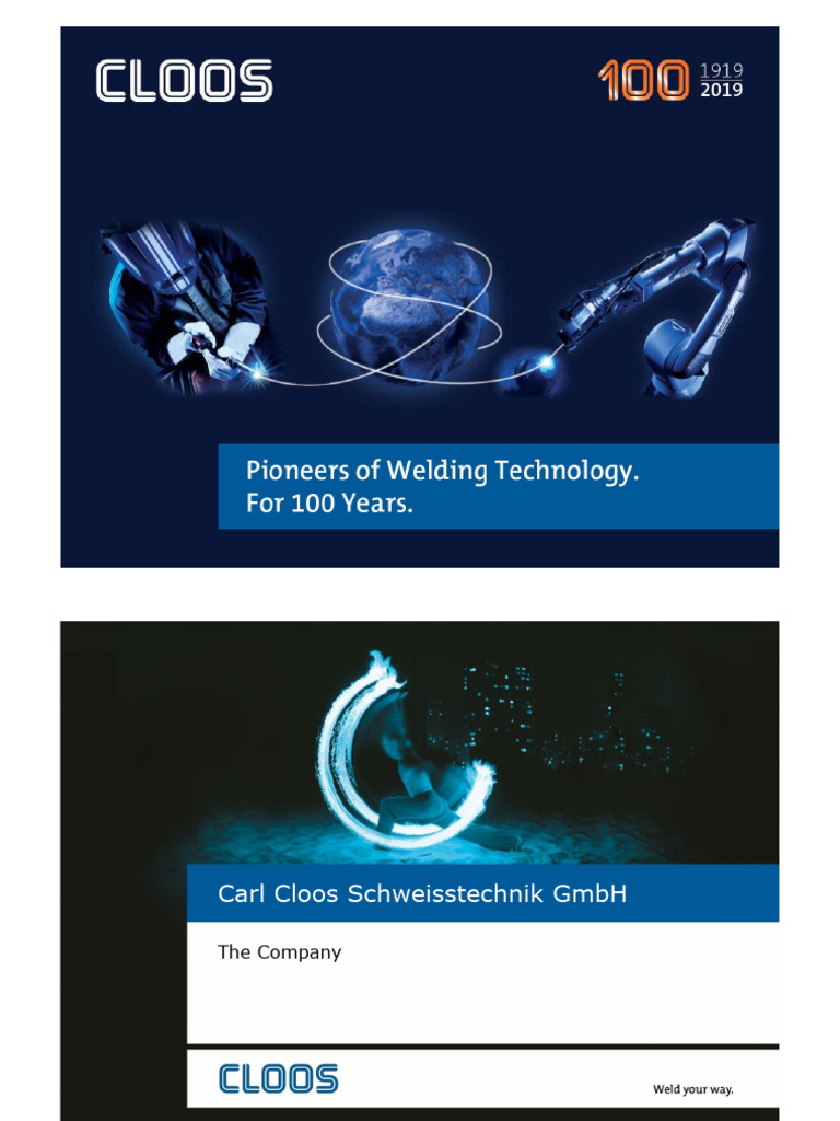 Cloos History | Download Free PDF | Welding | Construction
