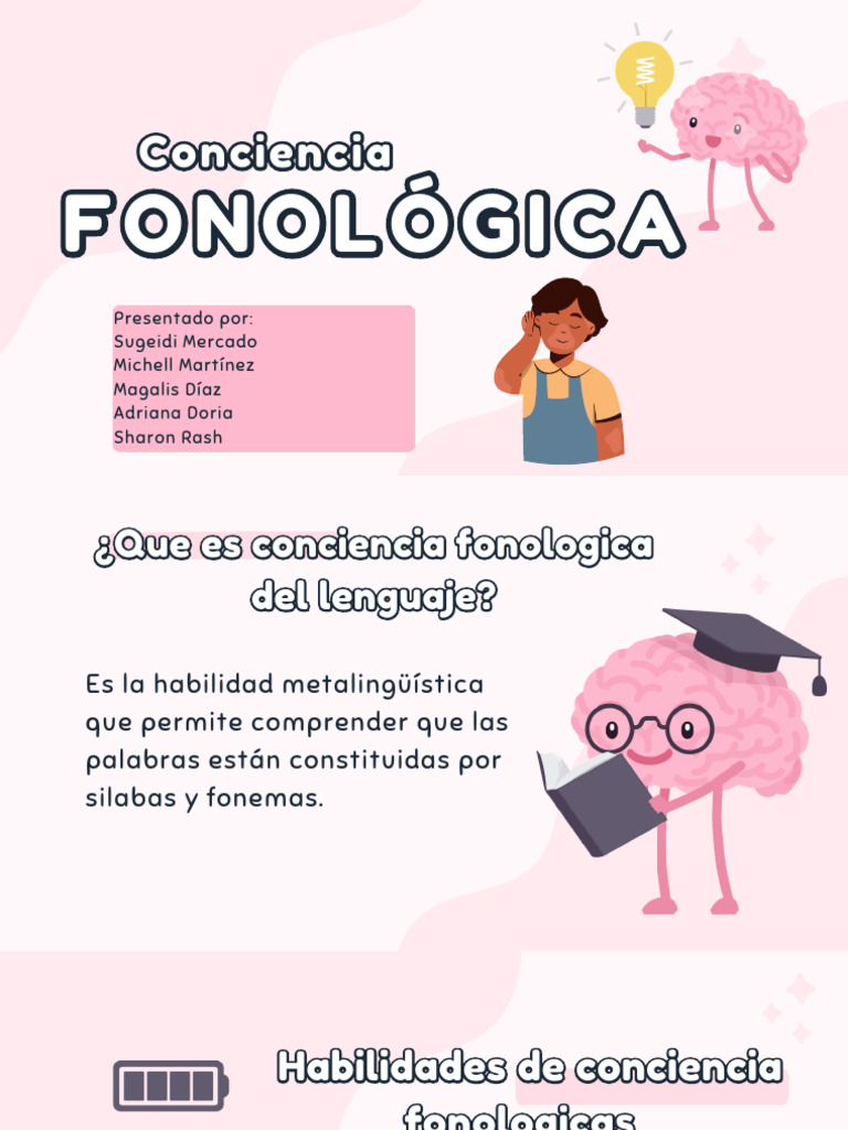 Conciencia Fonológica | PDF | Sílaba | Fonología