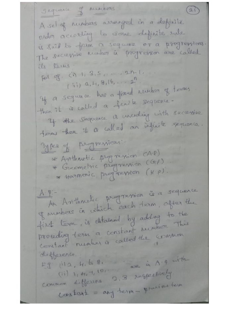 2.3 Sequence Ap GP | PDF