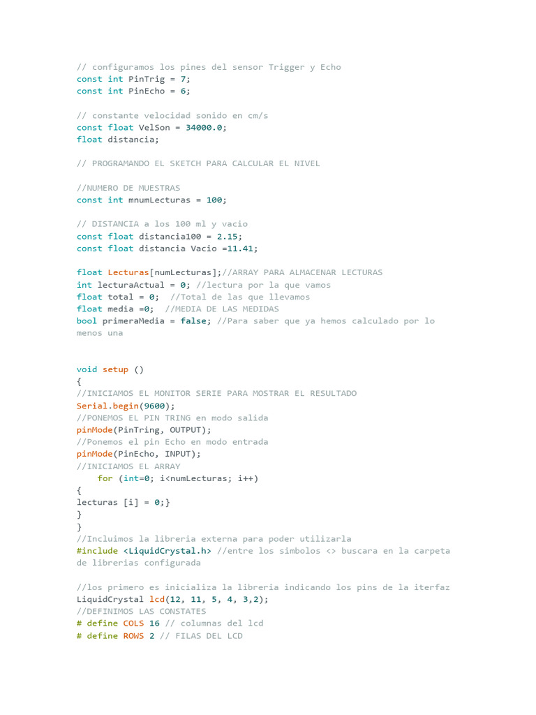 Sensor de Nivel de Agua en Arduino | PDF | Programación de computadoras ... Sensor de Nivel de Agua en Arduino | PDF | Programación de computadoras ...
