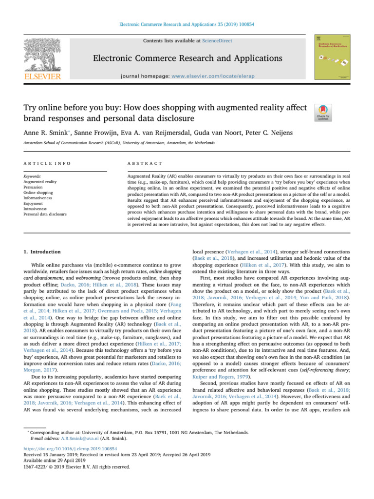 Ar On Beauty Sephora | PDF | Augmented Reality | E Commerce