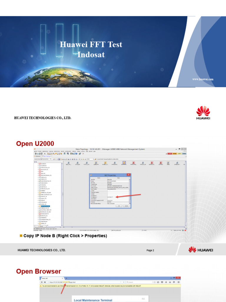 FFT Test Huawei RAN16 | PDF