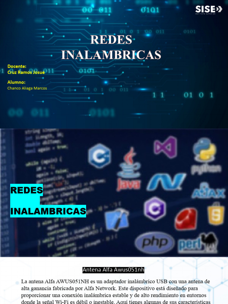 Antena Alfa Awus051nh | PDF | Wifi | Punto de acceso inalámbrico