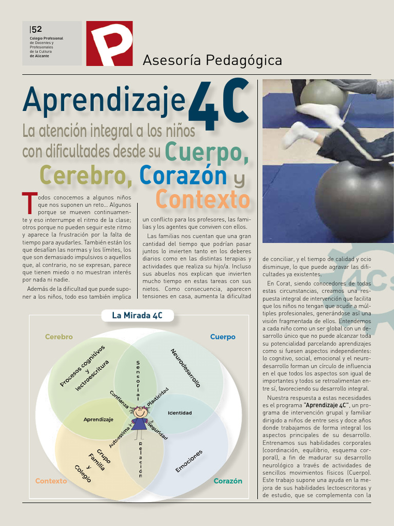 Aprendizaje Las 4 C | PDF | Aprendizaje | Las emociones