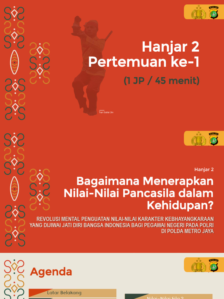 Hanjar 2 - Penguatan Aktualisasi Nilai Nilai Pancasila Dalam Kehidupan | PDF