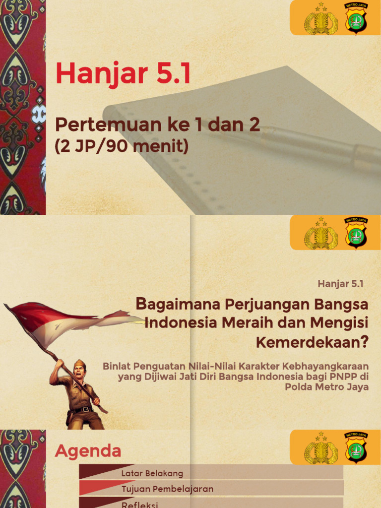 Hanjar 5.1 - Sejarah Perjuangan Bangsa Indonesia | PDF | Agama & Spiritualitas