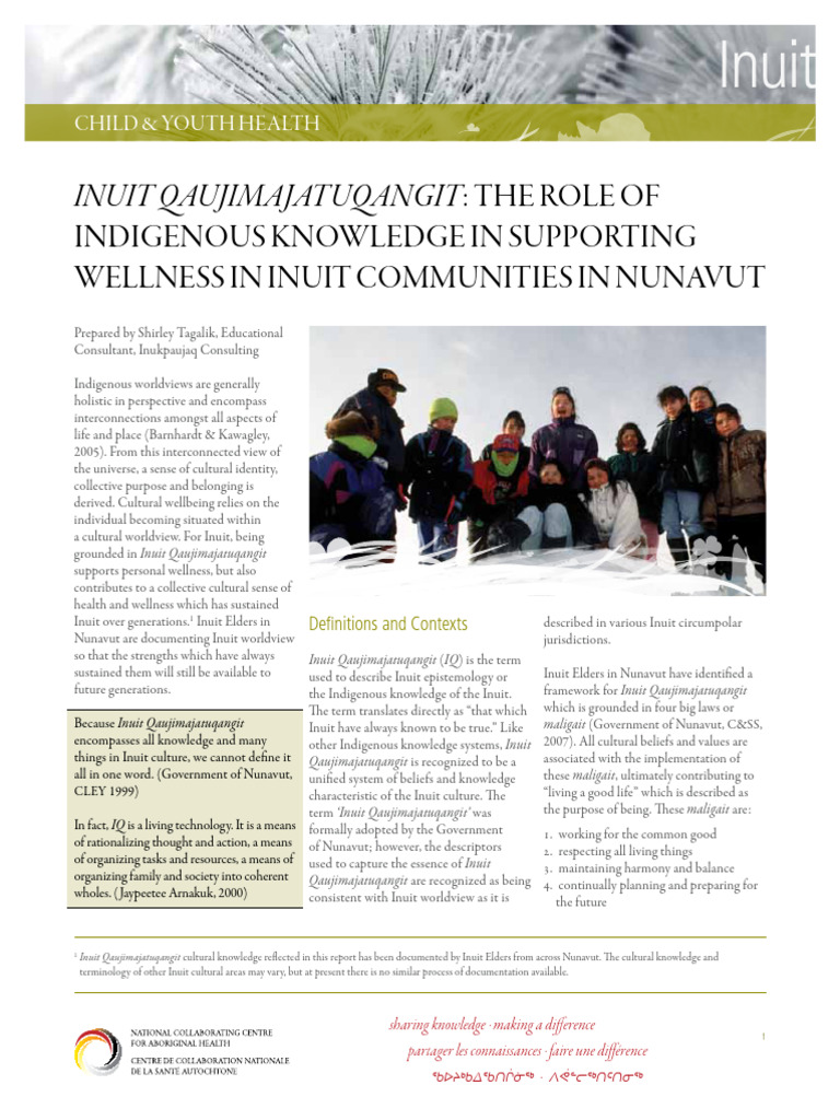 Inuit IQ EN web | PDF | Knowledge | Inuit