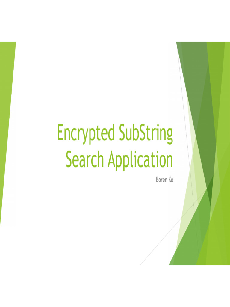 Encrypted Substring Search Application | PDF | Teaching Methods ... Encrypted Substring Search Application | PDF | Teaching Methods ...