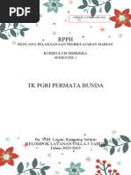 Contoh RPPM Kurikulum Merdeka PAUD | PDF