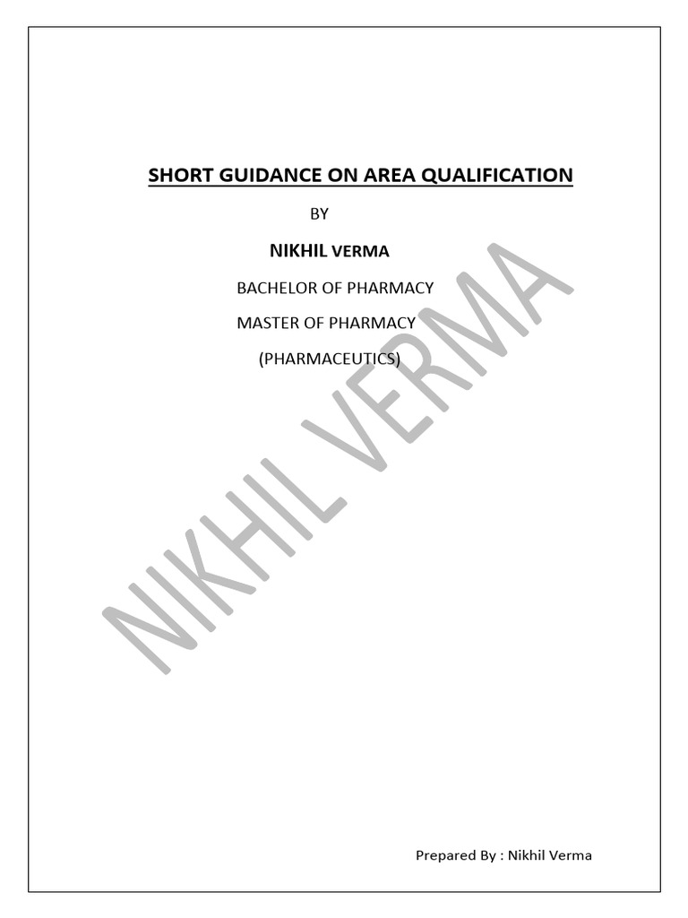 Short Guidance On Area Qualification | PDF | Mechanical Engineering ...