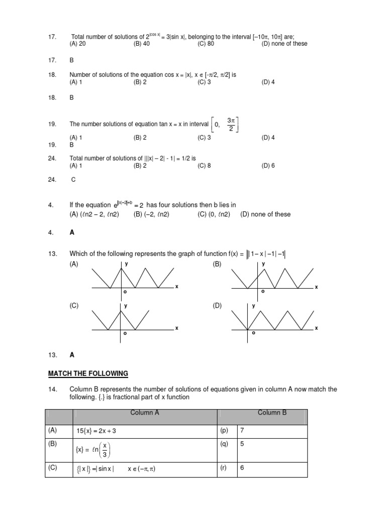 Function NOS Moderate | PDF | Trigonometric Functions | Equations