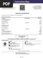 Jio Fiber Bill Invoice Sample | PDF