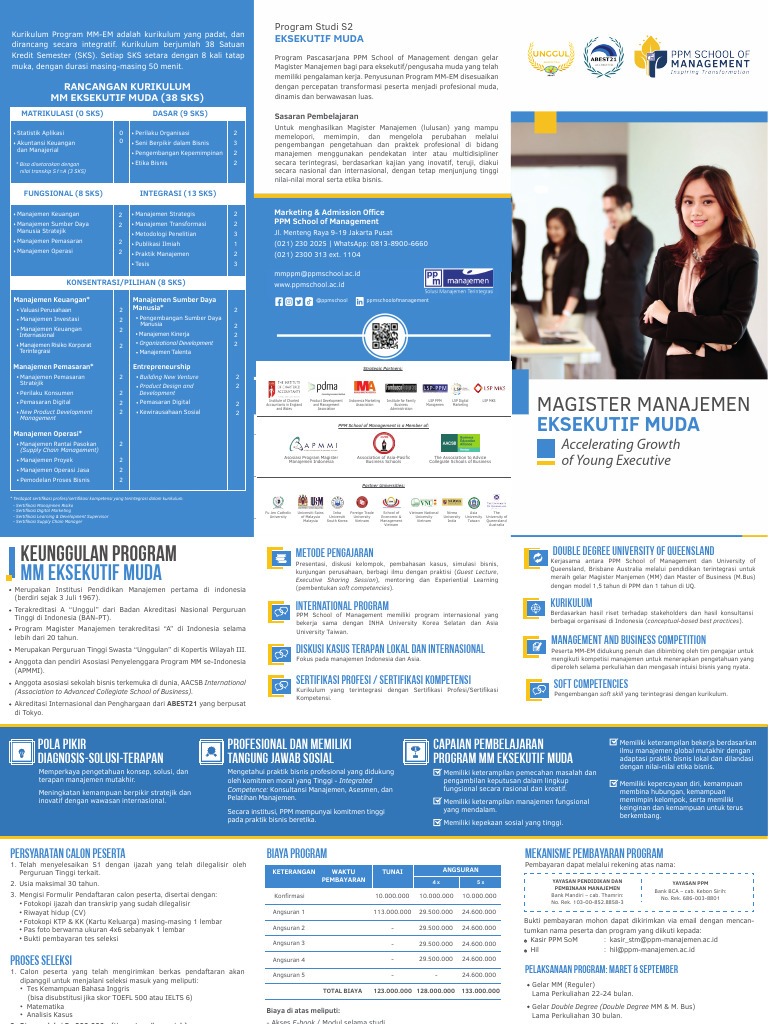 Brosur Program MM - EM Intake 2024 | PDF