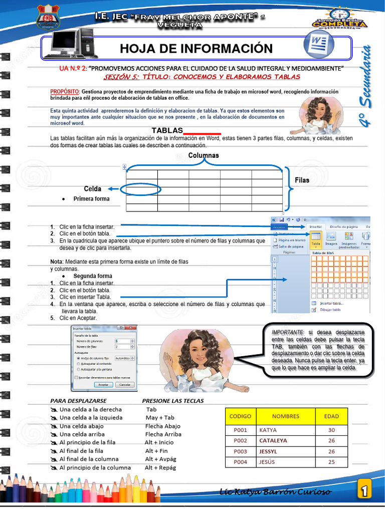 Cómo crear y modificar tablas en Word | PDF | Ventana (informática) | Software