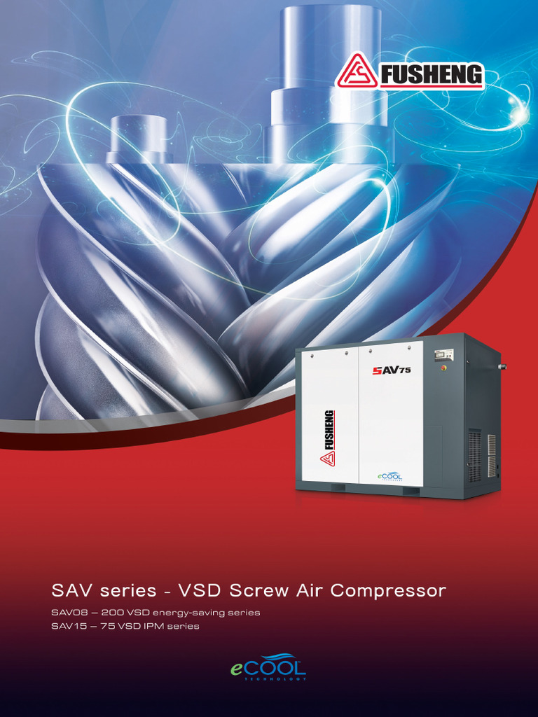 Fusheng Screw SAV 08 200 Series Compressor E1 | PDF