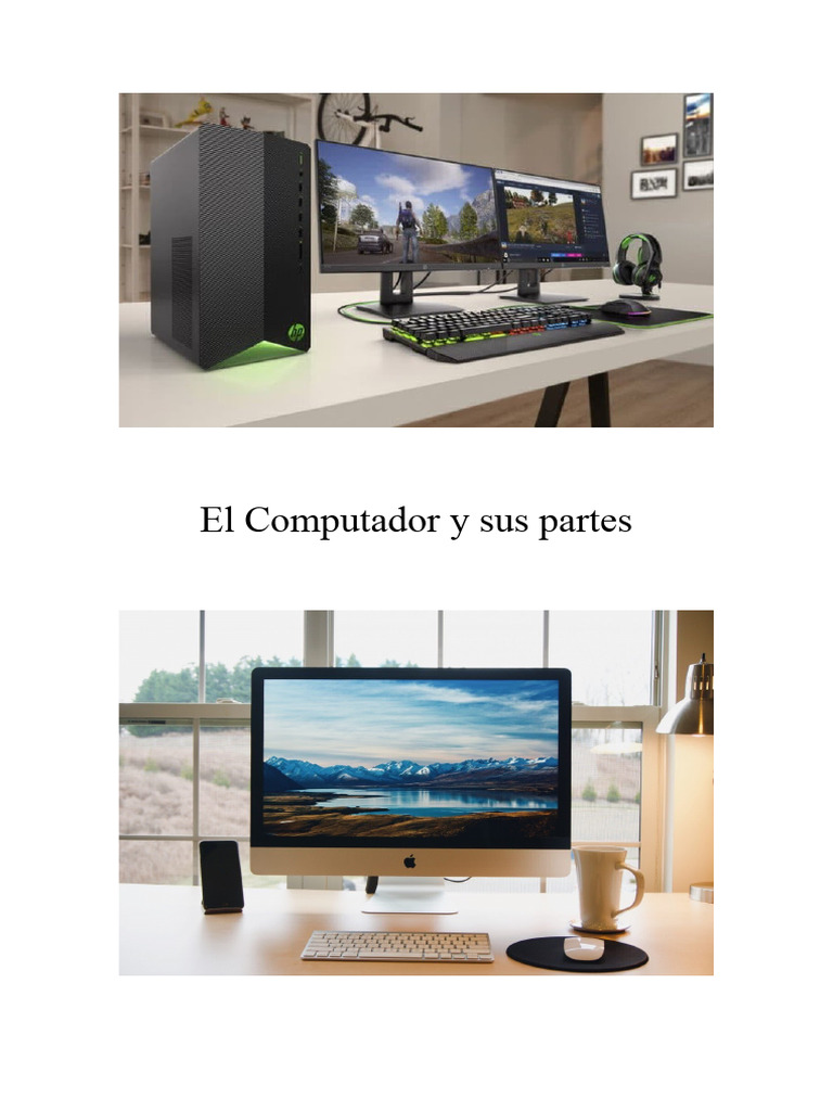 El Computador y Sus Partes | PDF | Hardware de la computadora | Software