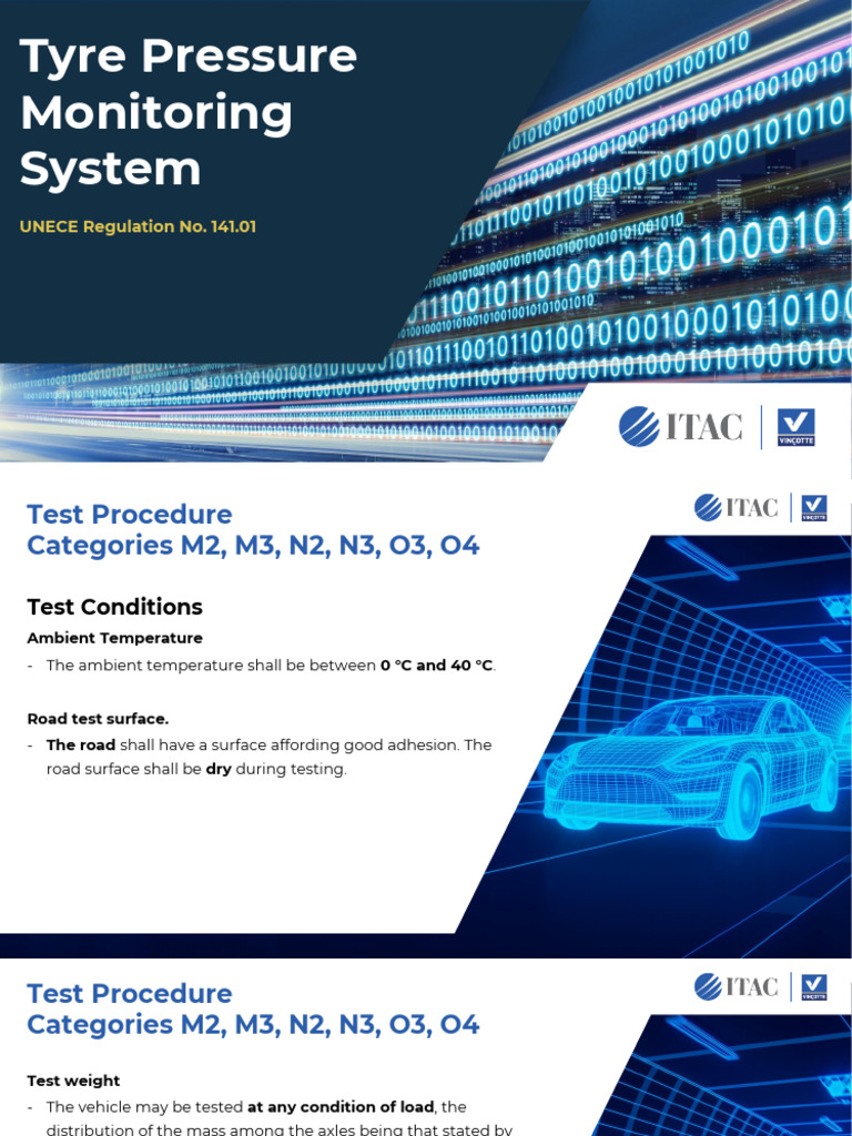TPMS Test Procedure v.1 | PDF | Tire | Vehicles