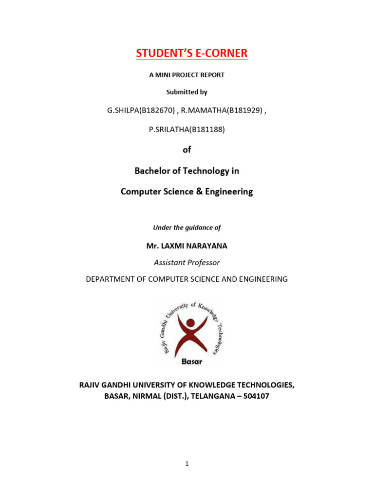Report Student Ecorner | PDF | Databases | User (Computing)