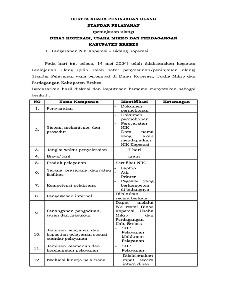 Pengesahan Nik Koperasi-1 | PDF | Bisnis