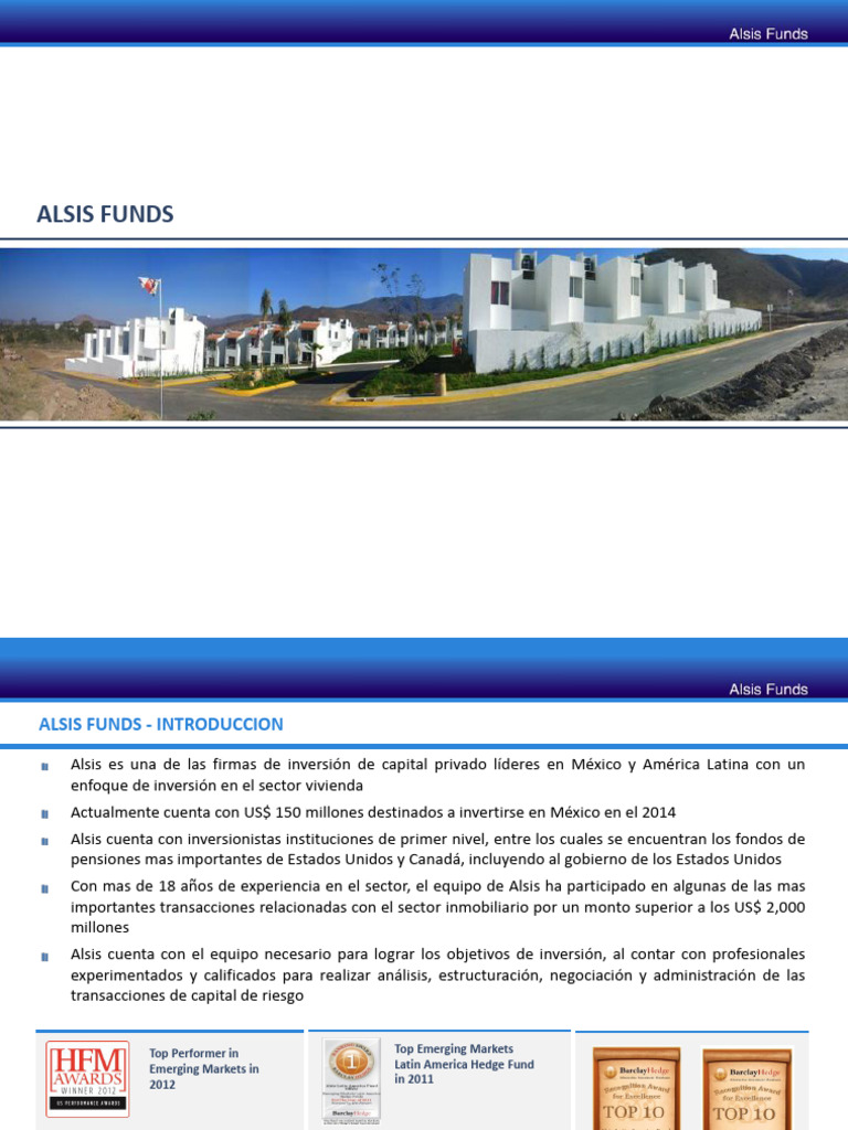 Alsis Funds - Presentacion Desarrolladores (V. Final) | PDF | Economias ...