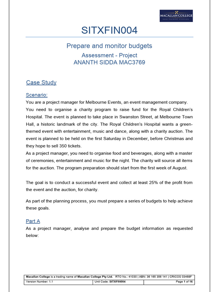 Ananth Sitxfin004 Project Nyc | PDF | Cost Of Living | Waiting Staff