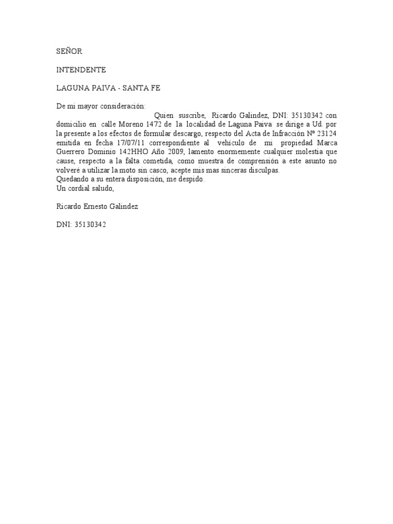 Modelo De Carta De Descargo Bancos Calidad Comercial Porn Sex Picture