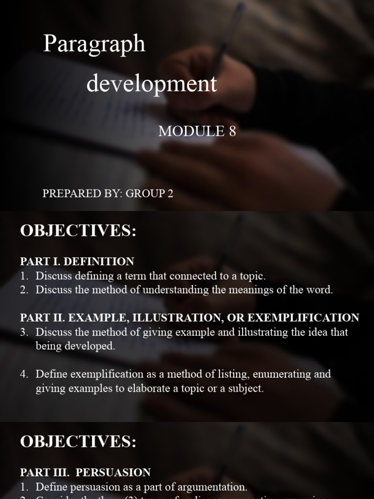 Paragraph Development | Download Free PDF | Causality | Definition