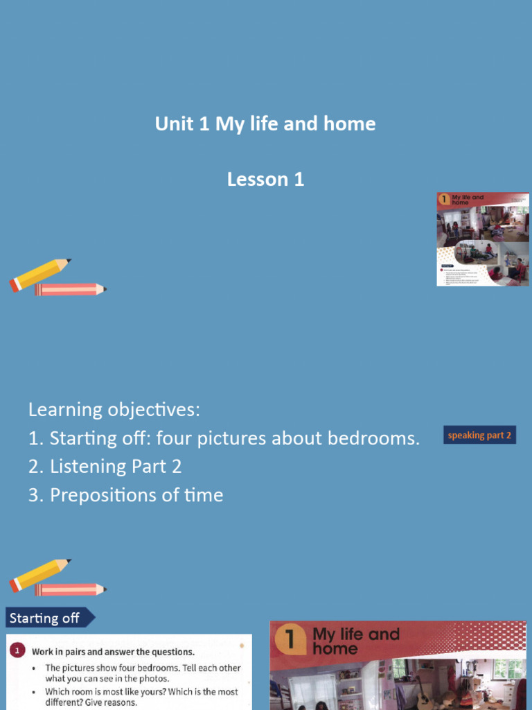 Unit1 My Life and Home | PDF | Room