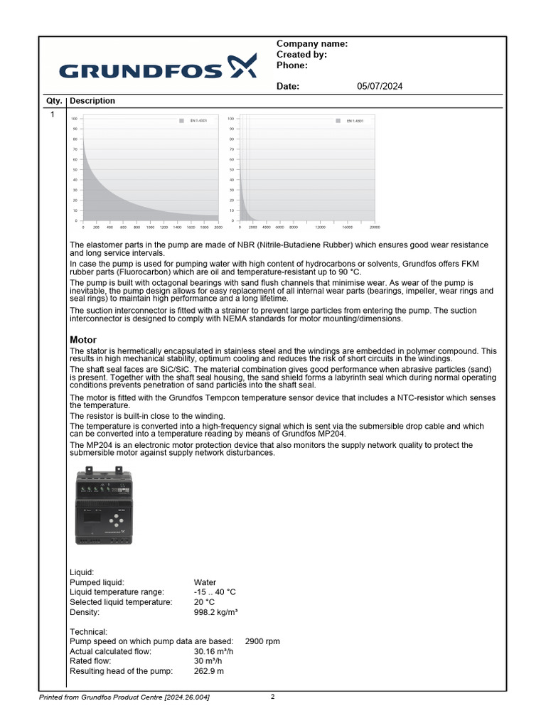 Data Sheet 2 | PDF | Pump | Liquids