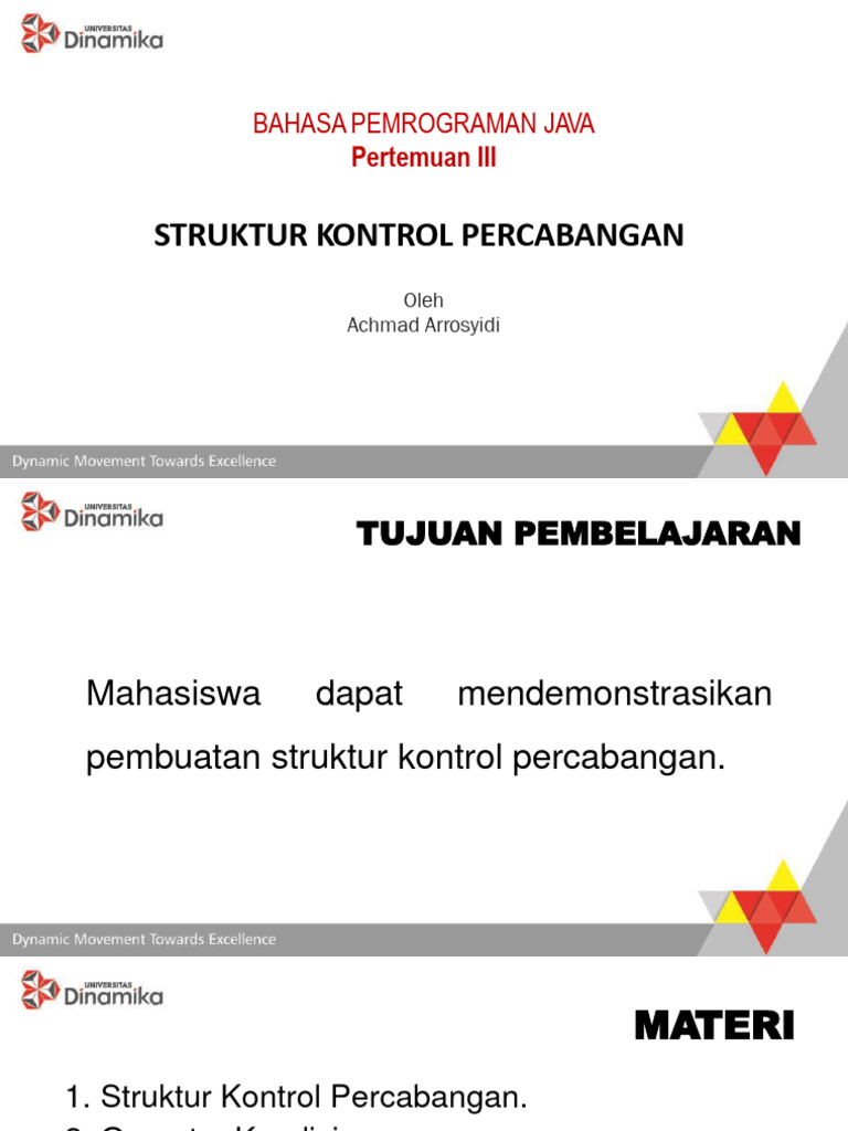 M3 - Bahasa Pemrograman Java | PDF