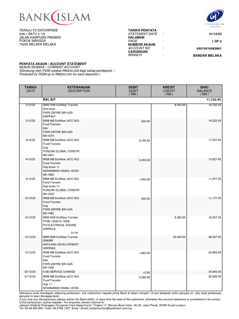 Estatement-202312 20240402013810 | PDF