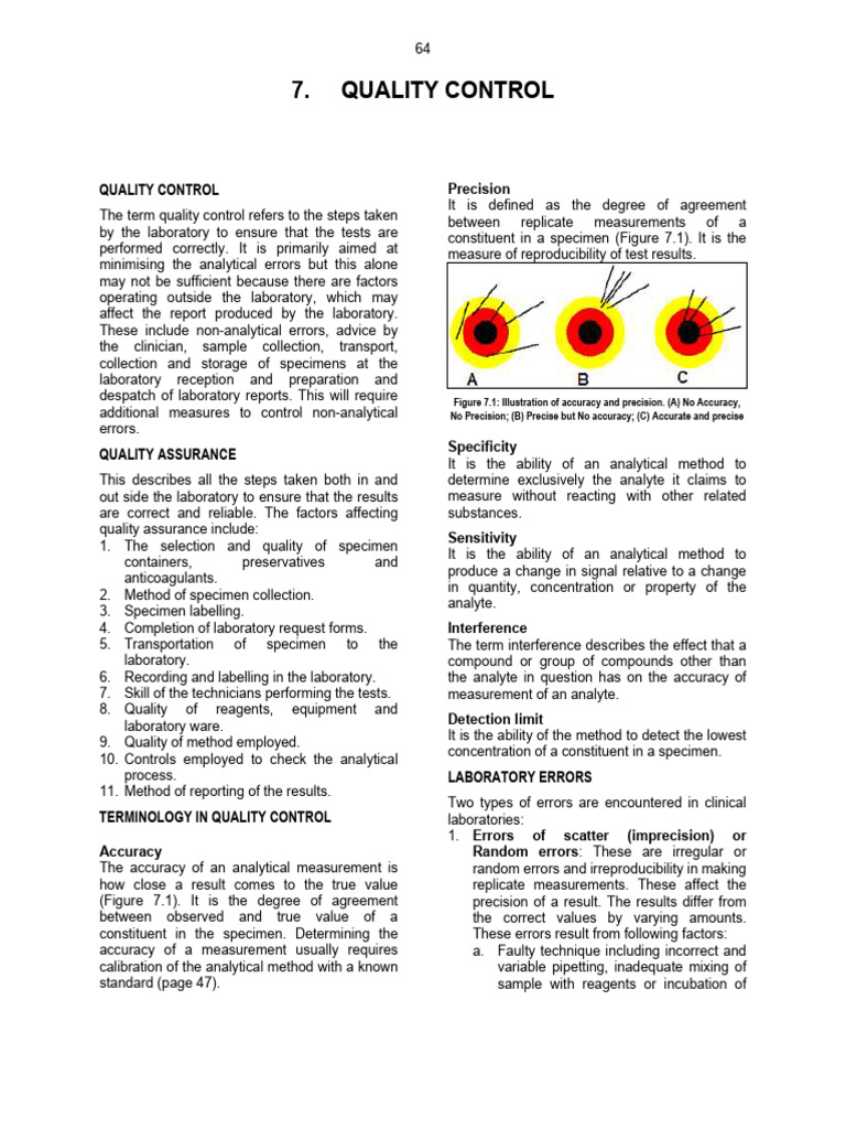 Quality Control | PDF | Accuracy And Precision | Observational Error